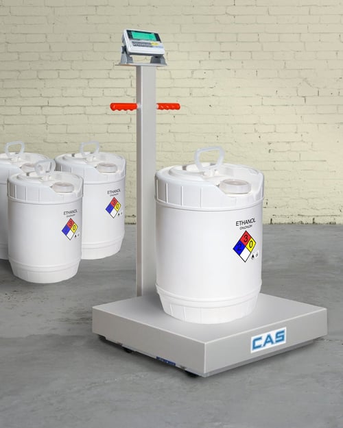 PORTABLE PLATFORM SCALE : IDEAL FOR WEIGHING CHEMICAL PRODUCTS